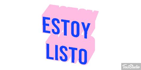 Estoy Listo Frase Diseños De Logotipos  Animados Textstudio