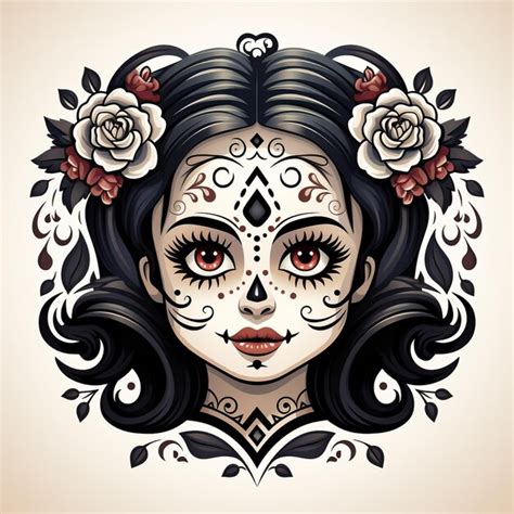 Premium Photo Cute Vector Day Of The Dead
