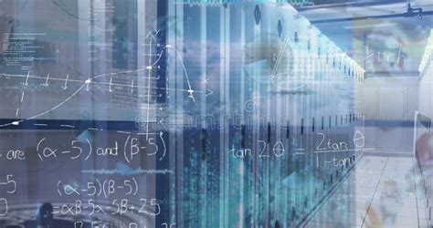 animation of mathematical equations and data processing over server