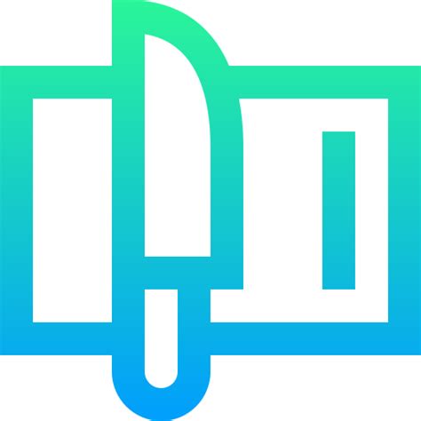 Cutting Board Super Basic Straight Gradient Icon