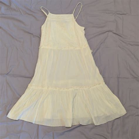 True Craft Dresses True Craft Cream Colored Sundress Poshmark