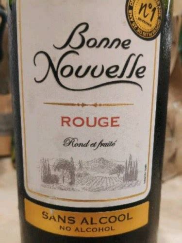 Bonne Nouvelle Rond et Fruité Sans Alcool No Alcohol | Vivino US
