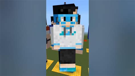 Build Patung Skin Clementdav Minecraft Shorts Shortvideo