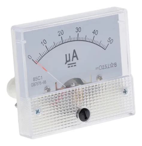 Panel De Medidor Analógico 0 50ua Mercadolibre