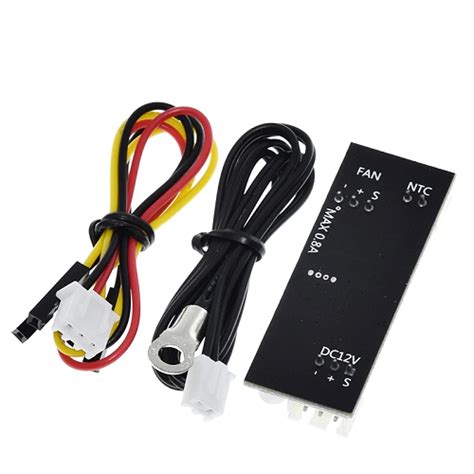 PWM 12VDC 0 8A 2 3 Wire Fan Temperature Speed Controller