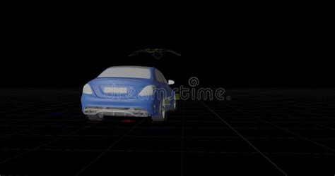 car in 3d simulation interface for autonomous car or navigation