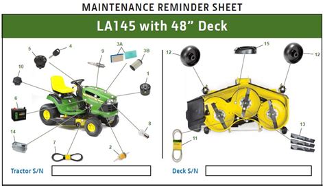 John Deere La145 Tractor Transmission Information 45 Off