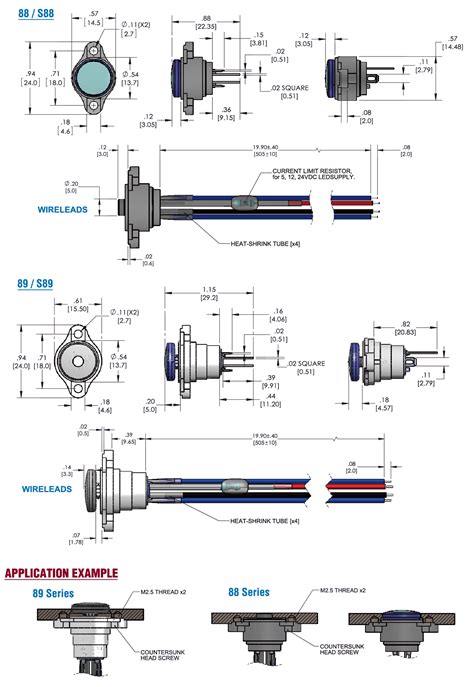12mm Miniature Back Mounting Push Button Switches Industrial Pushbutton Switches Electronics