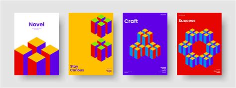 크리에이티브 브로셔 템플릿 고립된 포스터 디자인 기하학적 비즈니스 프레젠테이션 레이아웃 보고서 전단 책 표지 배경 기치 광고 공책 일지 팸플릿 뉴스 레터 0명에 대한 스톡