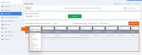 Import Export Csv Clientdisputemanager