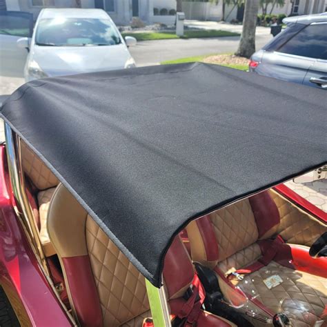 New Heavy Docryl Best Fit Black Bikini Soft Top Meyers Manx Dune Buggy Vw Clone