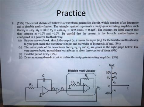 Solved Practice The Circuit Shown Left Below Is A Chegg
