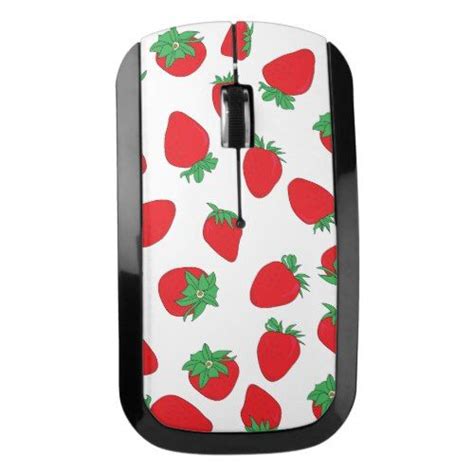 Strawberries Red And Juicy Wireless Mouse