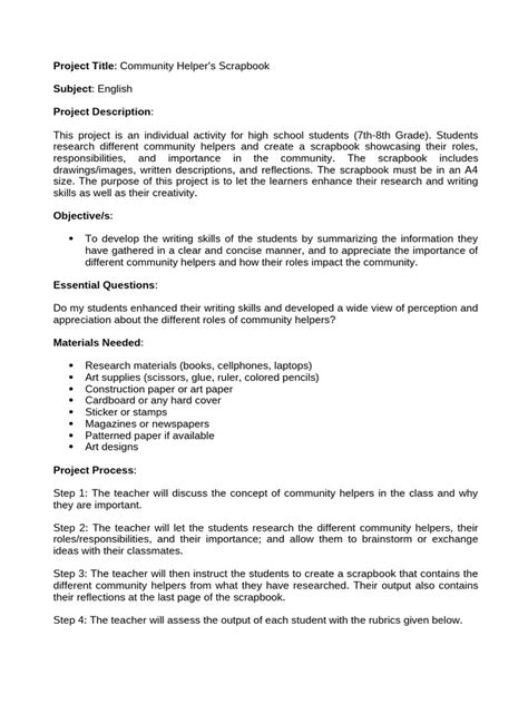 project based learning pdf