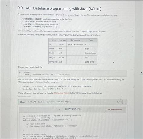 Solved 99 ﻿lab ﻿database Programming With Java