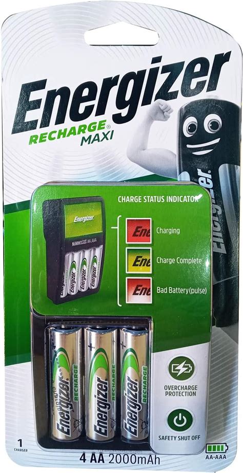Energizer Maxi Charger With 4 X Aa Battery Rechargeable Buy Online