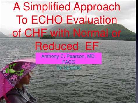 Ppt A Simplified Approach To Echo Evaluation Of Chf With Normal Or