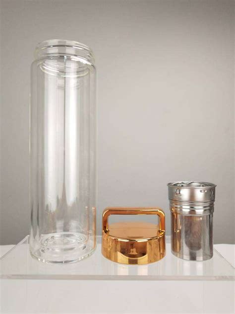 Glas Vandflasker Til Drikke Te Med Infusionsvæske Grandado