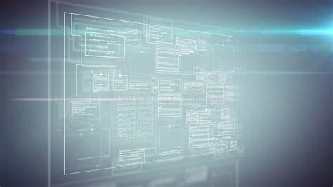 Computer Code Program Digital Background Stock Video Video Of Coder