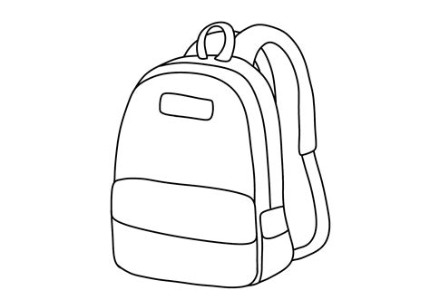 Open Backpack Drawing Easy At Katherine Murray Blog
