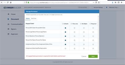 Dms 1954 Dms Production Manage Permission Radio Button After Edit Should Be Unselected