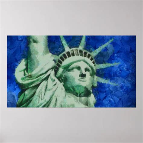The Statue Of Liberty Poster Zazzle