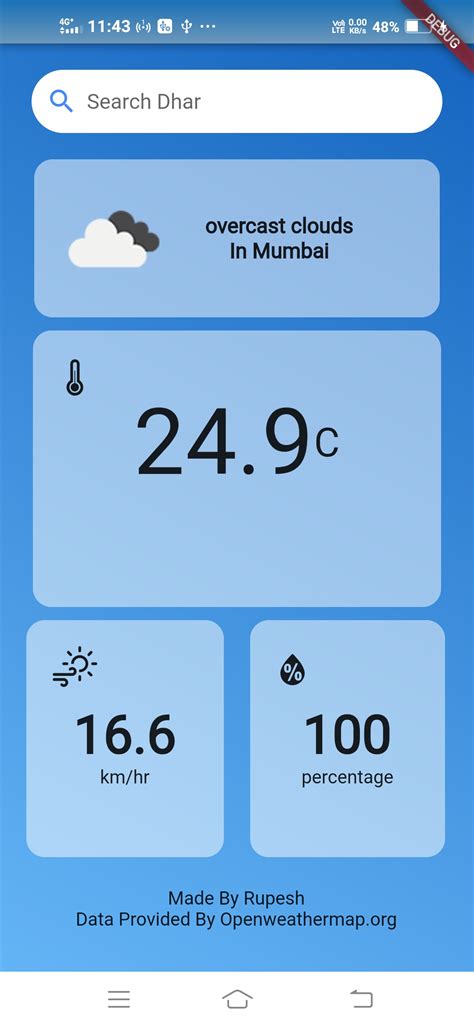 GitHub RupeshRajarwad Weather App Using API