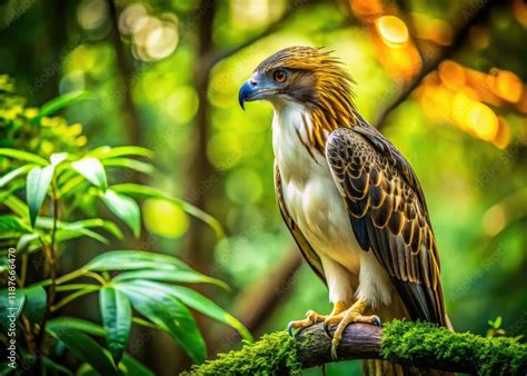 Philippine Eagle Tilt Shift Photography Majestic Bird Ai Photo