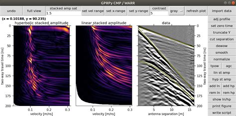 Gprpy Ground Penetrating Radar Processing And Visualization Software