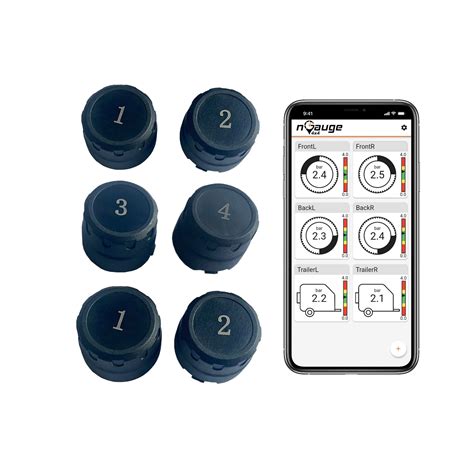 External Tyre Pressure Sensors 6 Wheel Tpms Ngauge 4x4