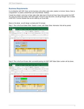 SAP Integration With Excel Advanced Guide DOC Programming Languages Computing