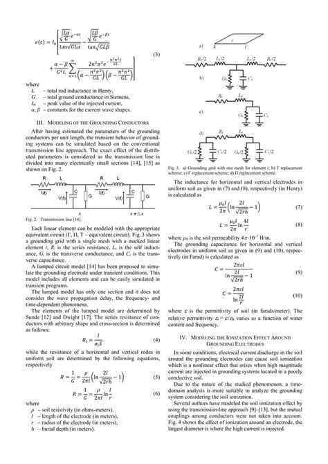 Transient Response Of Grounding Systems Under Impulse Lightning Current Pdf