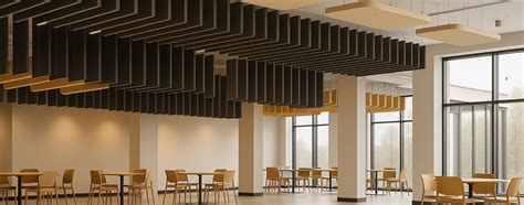 Acoustic Ceiling Baffles And Clouds In Manila Hanging Felt Baffles