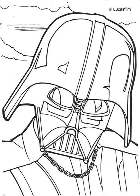 Darth Vader Helmet Coloring Page 5667507 Clipart Library