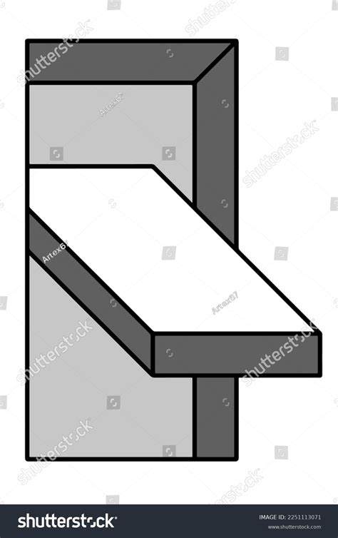 Vector Image Rectangular Beam Gray Color Stock Vector Royalty Free 2251113071 Shutterstock