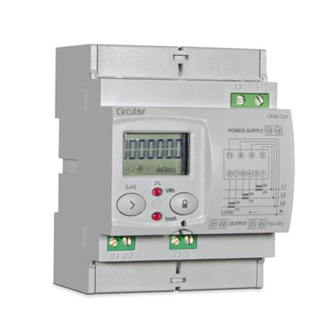 Circutor Cem C31 485 T1 Three Phase Partial Consumption Energy Meter