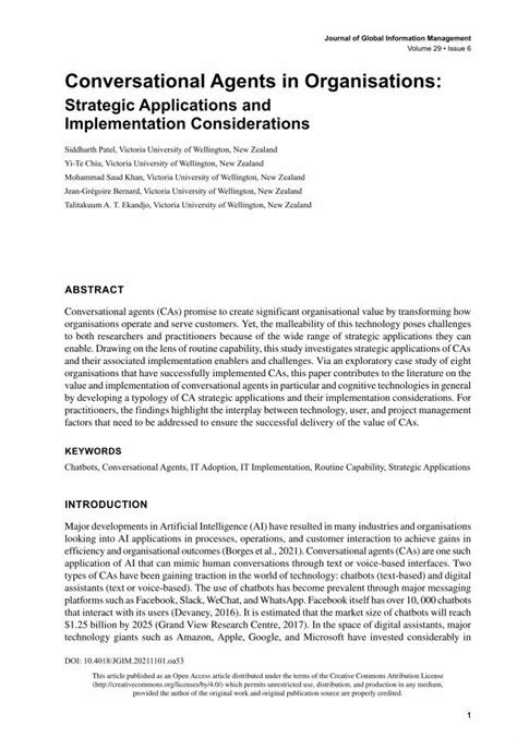 Pdf Strategic Applications And Implementation Considerations