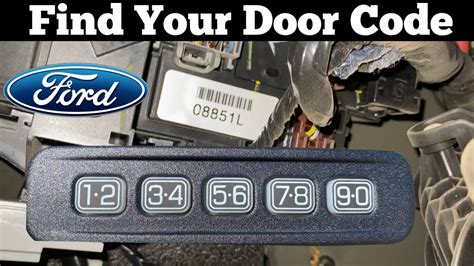 Ford Reset Door Code