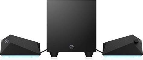 Hp Gaming Pc Speaker X Rgb Lighting Mm Aux Usb A Subwoofer Speaker System