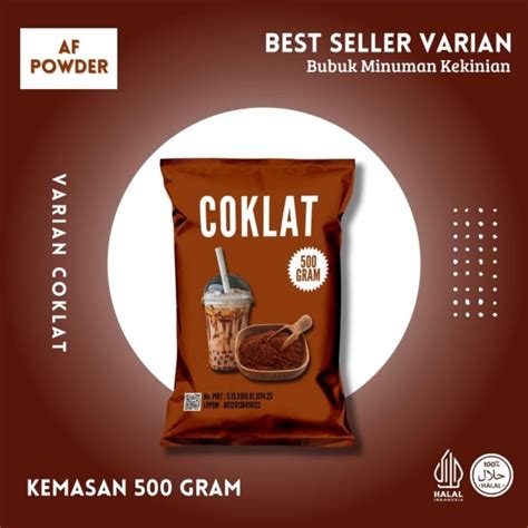 Jual Bubuk Minuman Aneka Rasa Coklat 500gram Minuman Bubuk Aneka Rasa