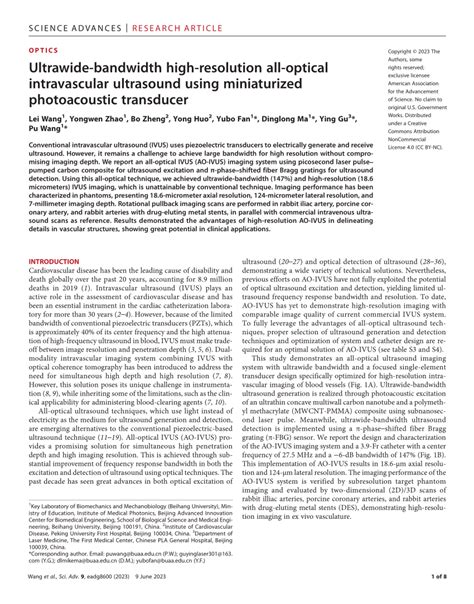 pdf ultrawide bandwidth high resolution all optical intravascular