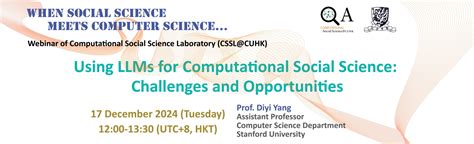 Computational Socialsciencecuhk When Social Science Meets Computer Science
