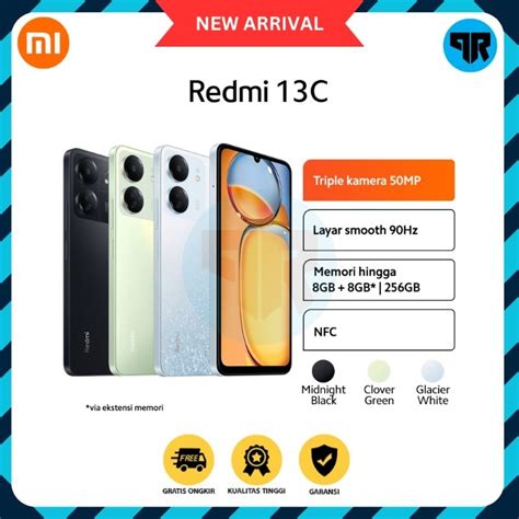 Jual Xiaomi Redmi C NFC GB GB Helio G Hz MP AI Garansi Resmi Shopee Indonesia