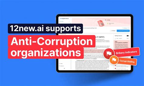 12new ai ai agents for procurement12new ai supports anti corruption