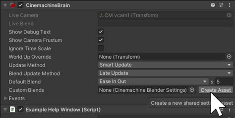 Swap Cameras Instantly Without Blend Unity Engine Unity Discussions