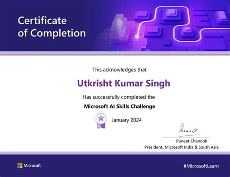 Utkrisht Kumar Singh On Linkedin Aichallenge Mslearn