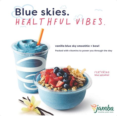 Blue Spirulina Jamba Juice Captions Beautiful
