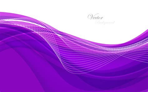 Violet Abstract Background With Wave Vector Free Download