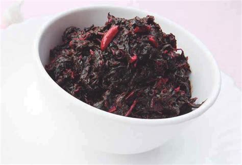 Red Amaranth Lal Saag From Traditional Bengali Kitchen