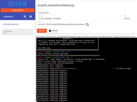 timeout · issue 360 · play with docker play with docker · github